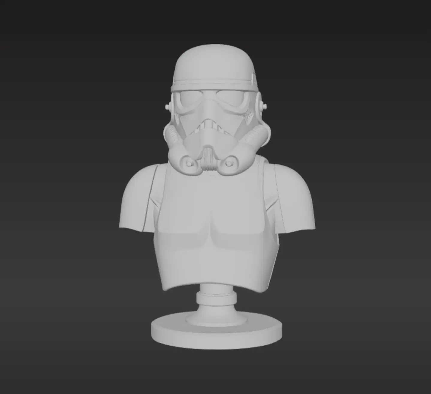 3D Printer Files | 3MF File | stormtrooper bust | Creality Cloud