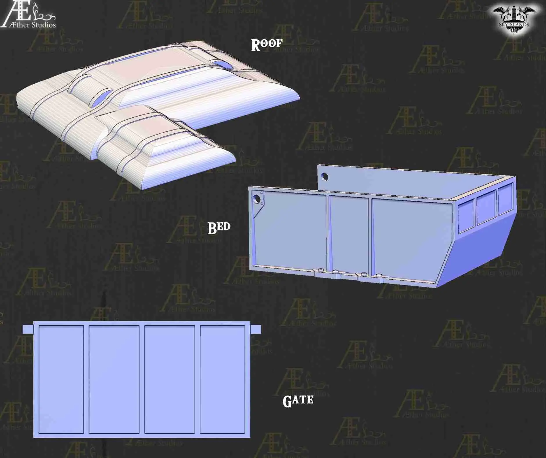 Vehicles & Machinery STL Download - KS3VEH03 - Ziltek A-L-Xby Aether ...