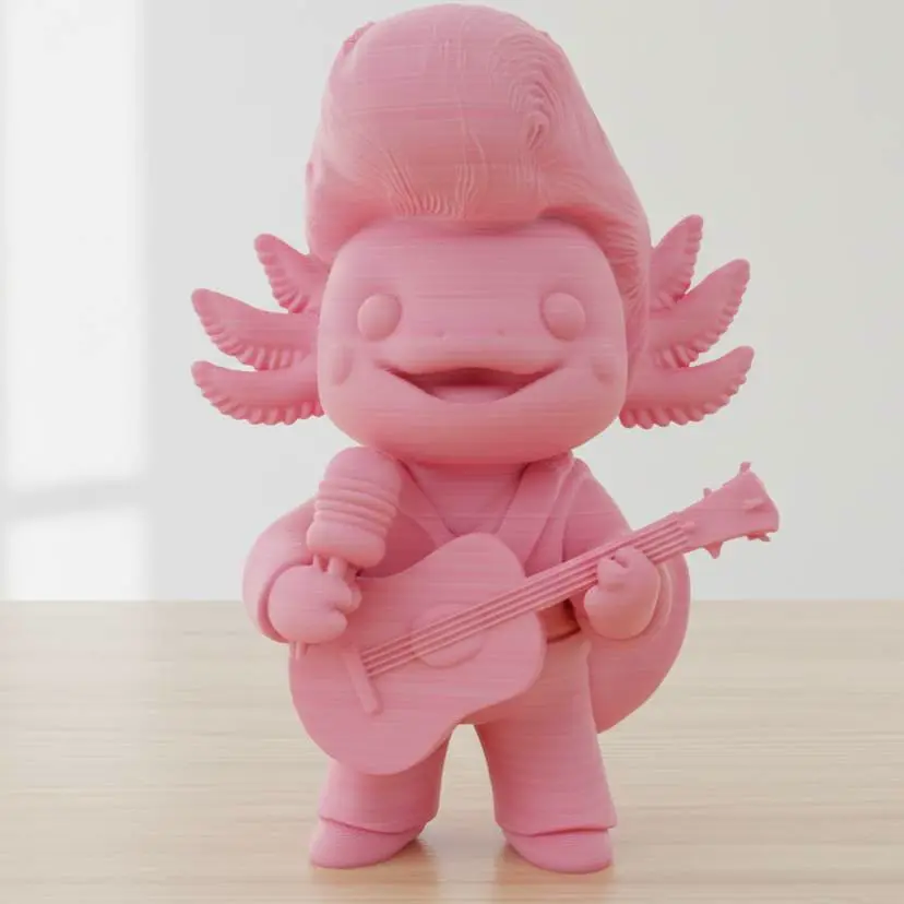 3D Printer Files | 3MF File | Chibi Axolotl Elvis | Creality Cloud