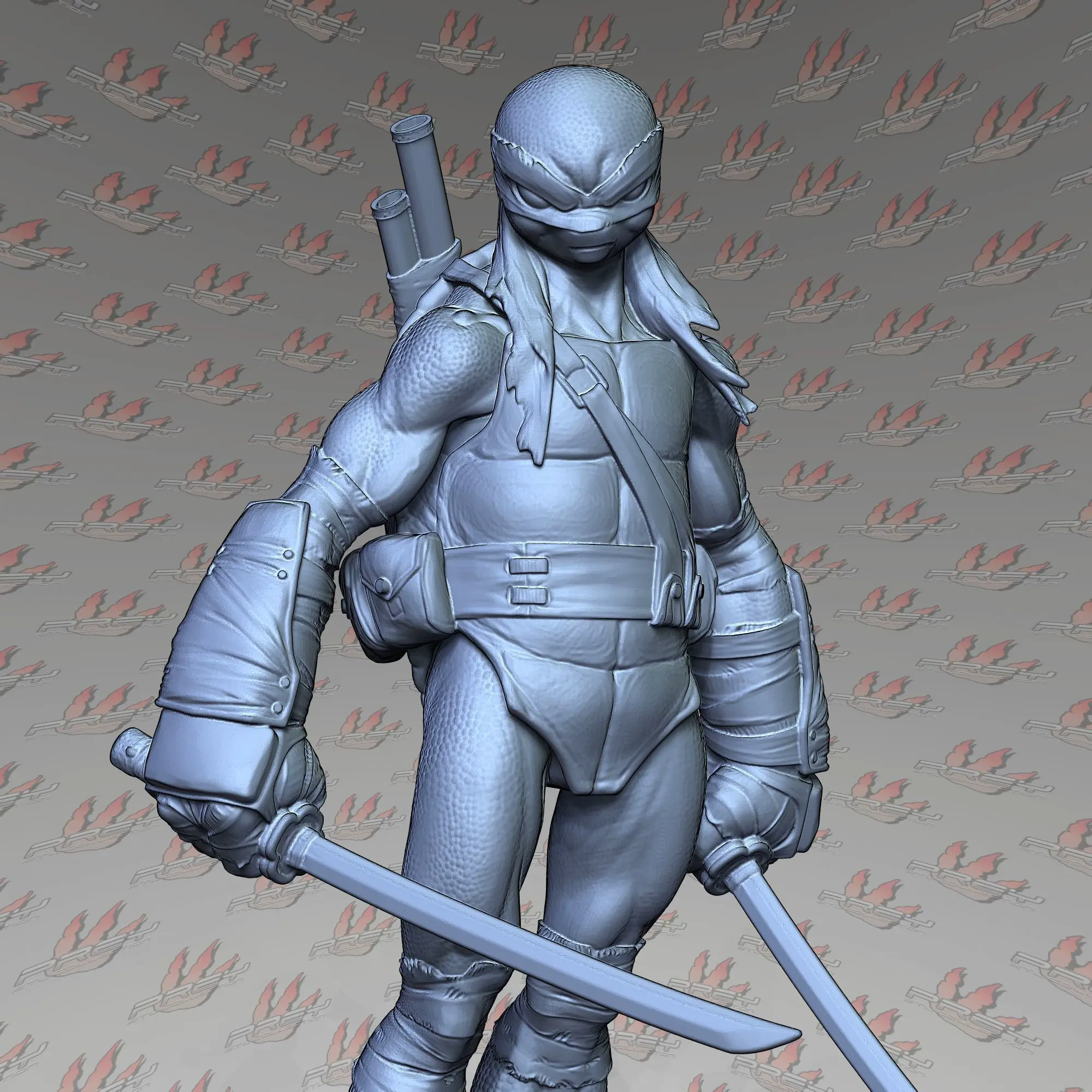 Characters & Creatures STL Download - LEONARDO TMNTby PREYstudio