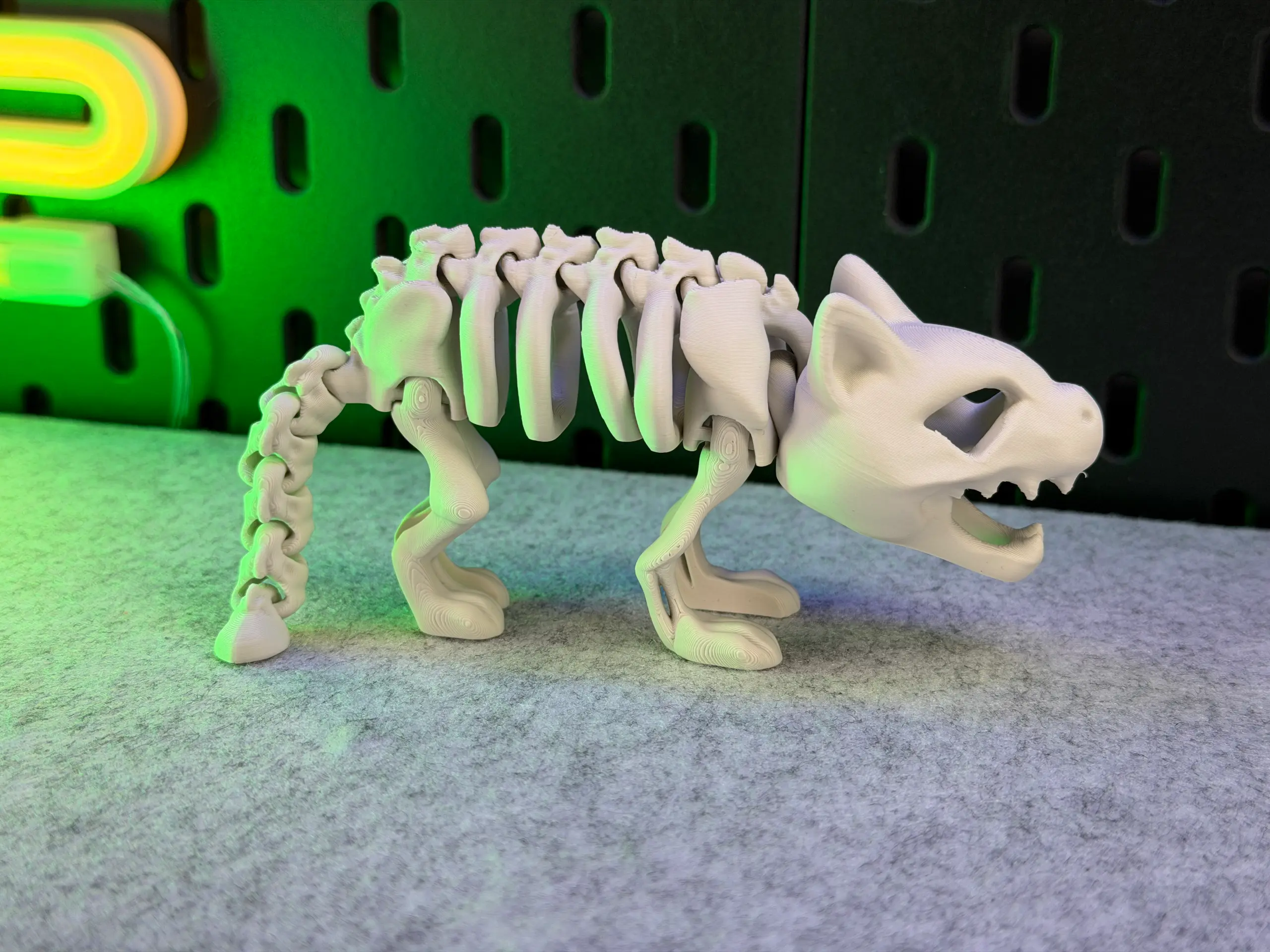 3D Printer Files | 3MF File | Articulated Skeleton Cat | Creality Cloud