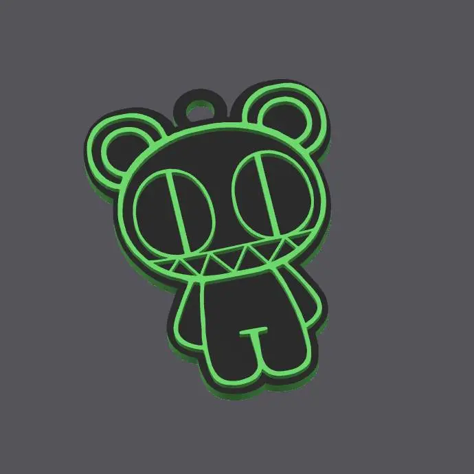 3D Printer Files | 3MF File | KEYCHAIN - MODBEAR - RADIOHEAD | Creality ...