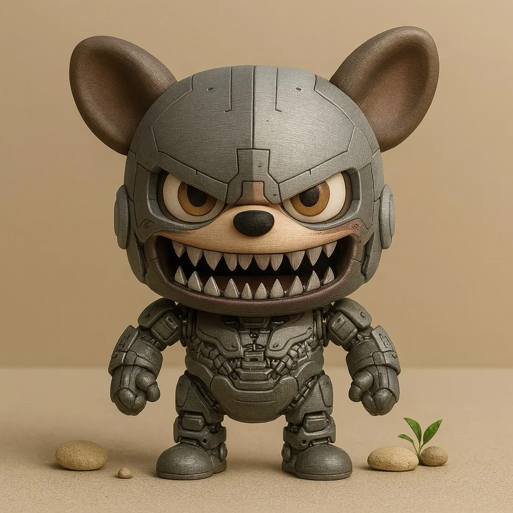Free Characters & Creatures STL Download - Robo Bearby NotJustLayers