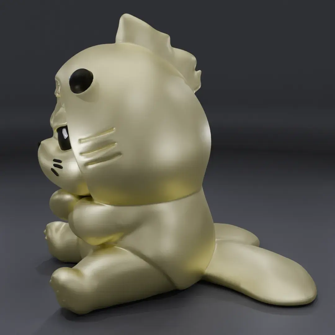 Sculptures & Artworks STL Download - Shark Catby Pandoranium
