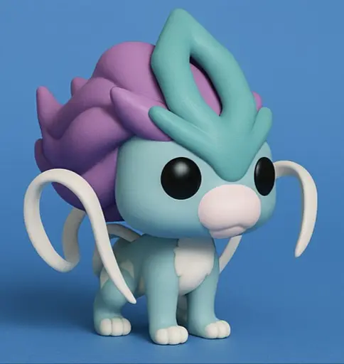 Characters & Creatures STL Download - FUNKO POP SUICUNE POKEMON by ...