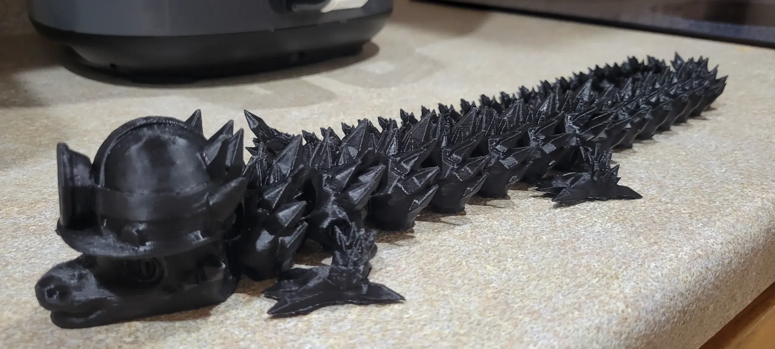 3D Printer Files | 3MF File | Coal Miner Dragon | Creality Cloud