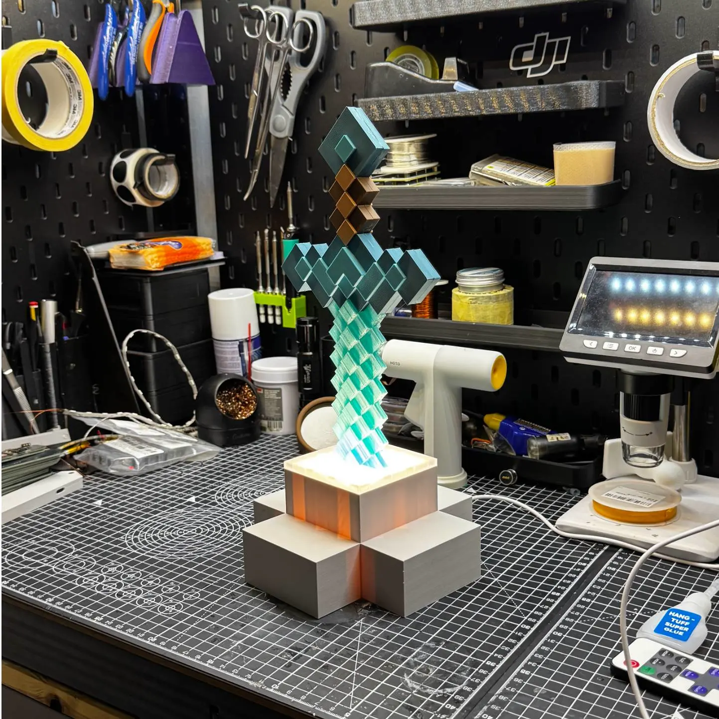 3D Printer Files | 3MF File | Minecraft sword lamp | Creality Cloud