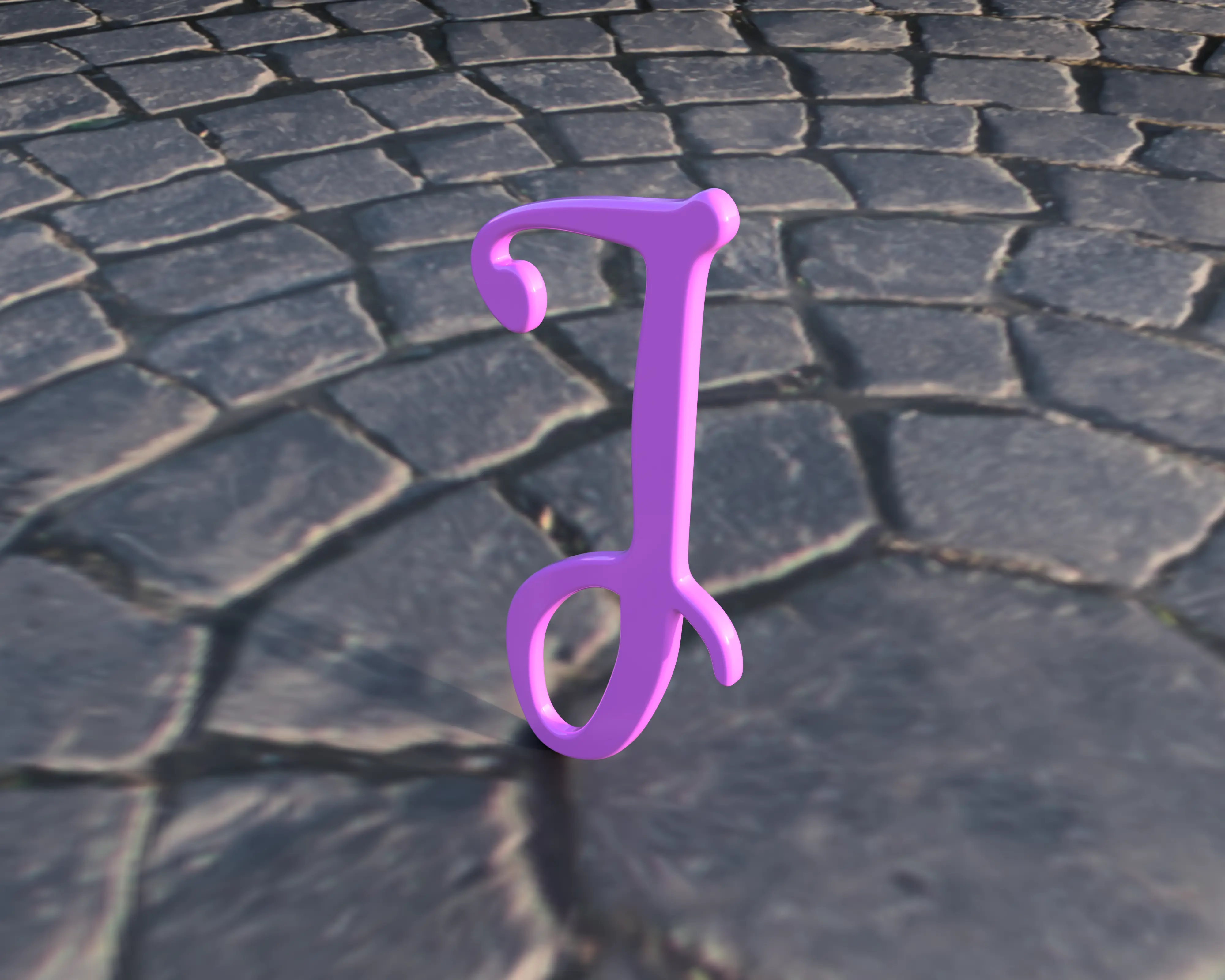 Fridge Magnet letter J capital | 3D models download | Creality Cloud