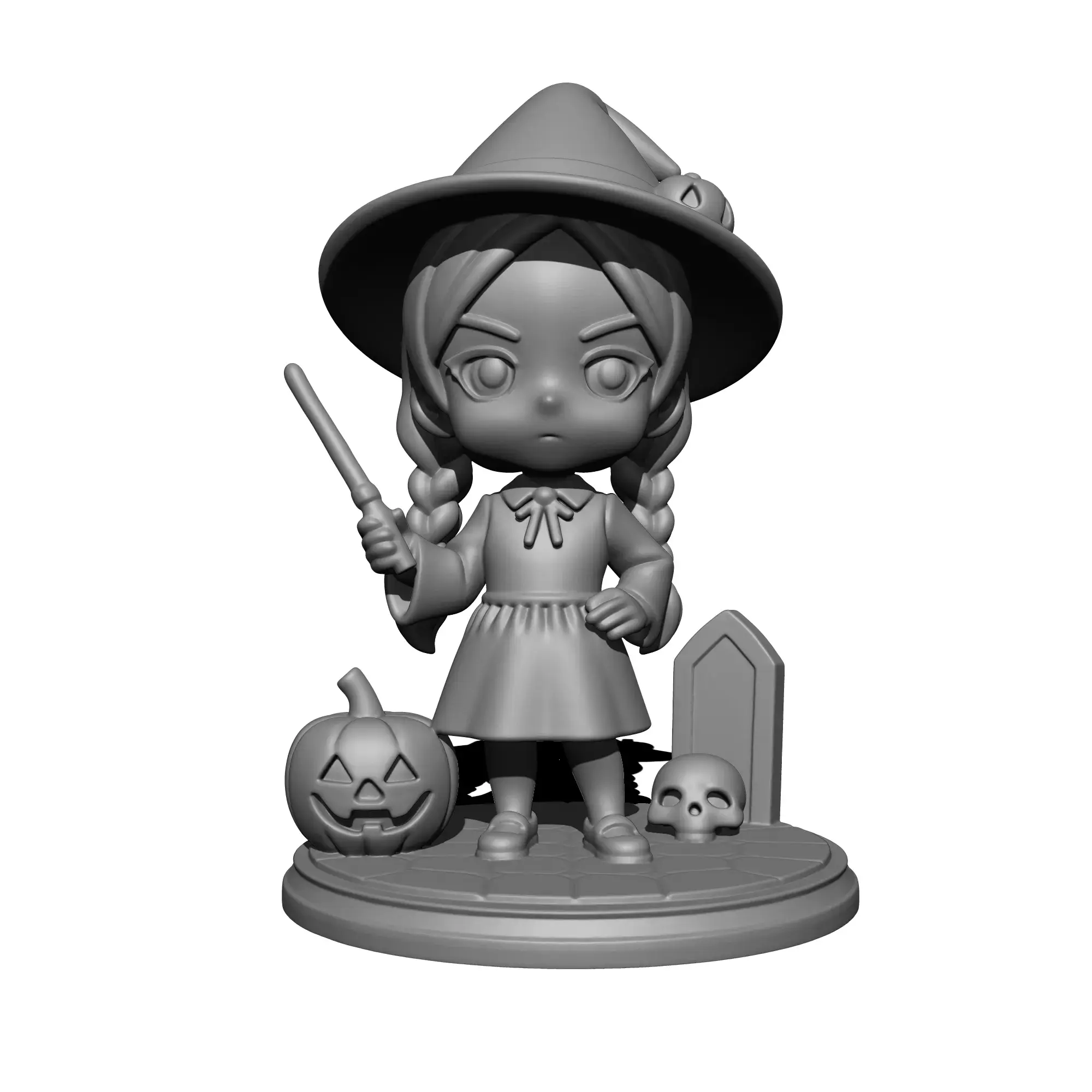 Characters & Creatures STL Download - Wednesday Addams (The Addams ...