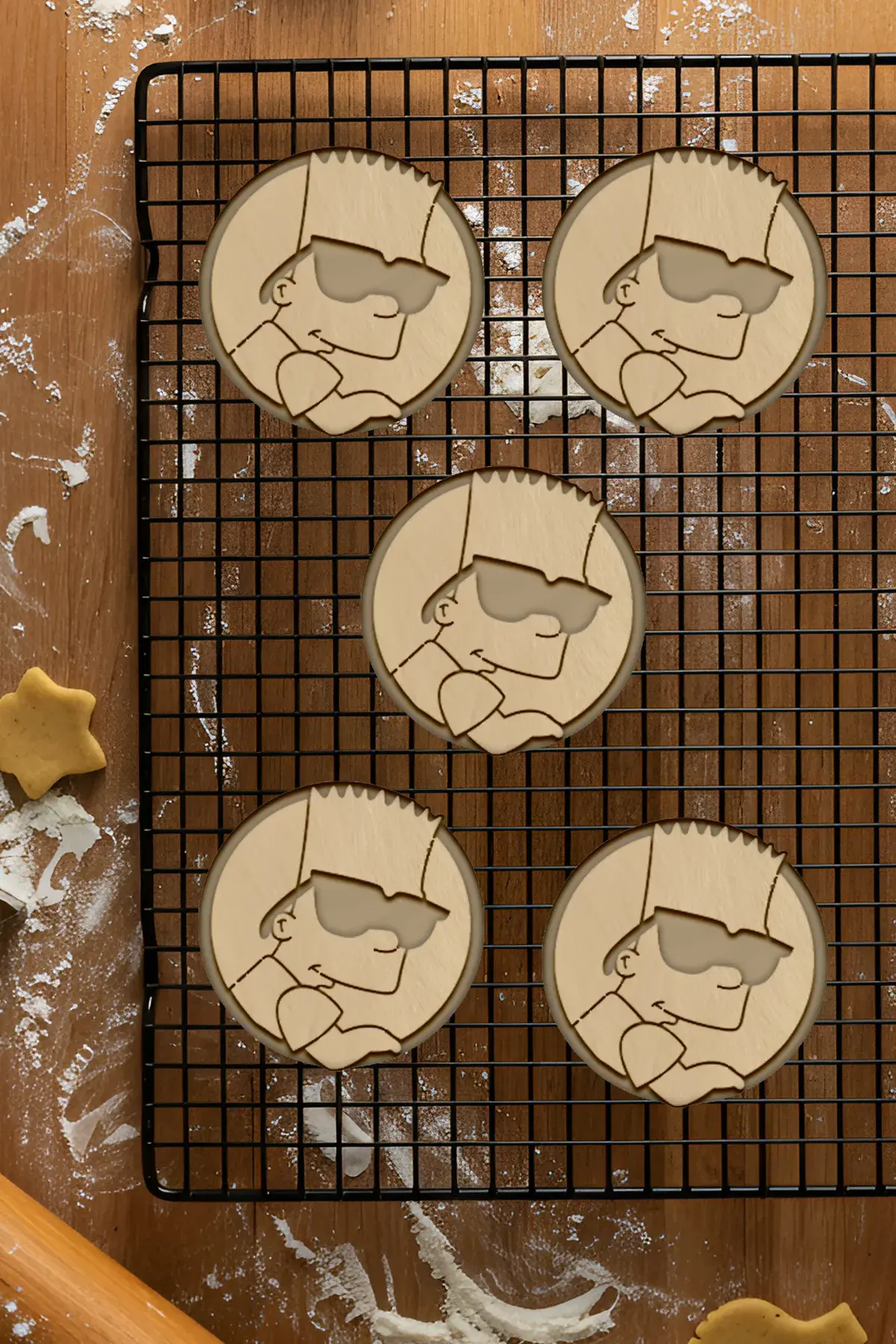 Other STL Download - Simpson Cookie Cutter, Biscuit Cutterby OALPO