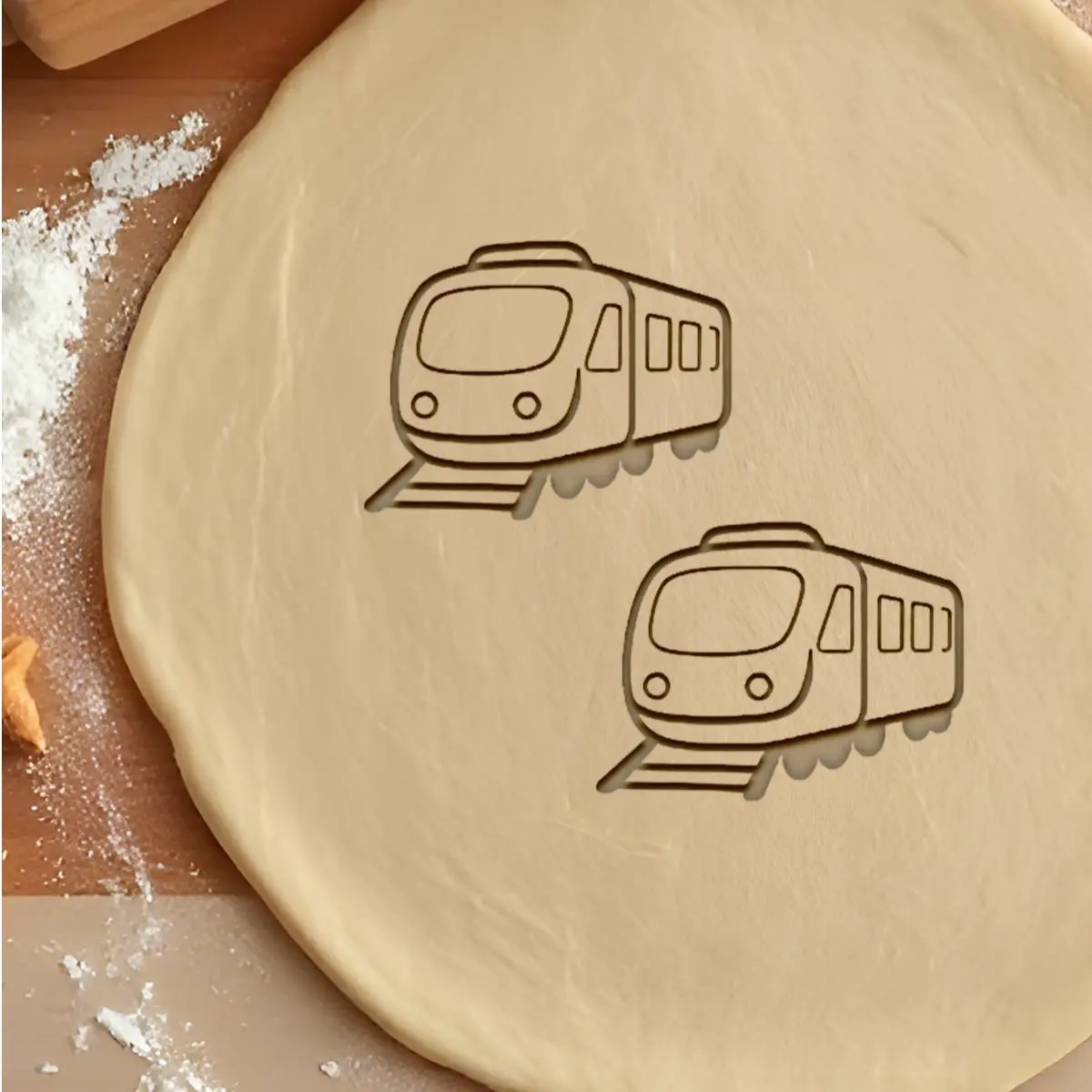 Home Decorations & Ornaments STL Download - Train Cookie Cutter ...