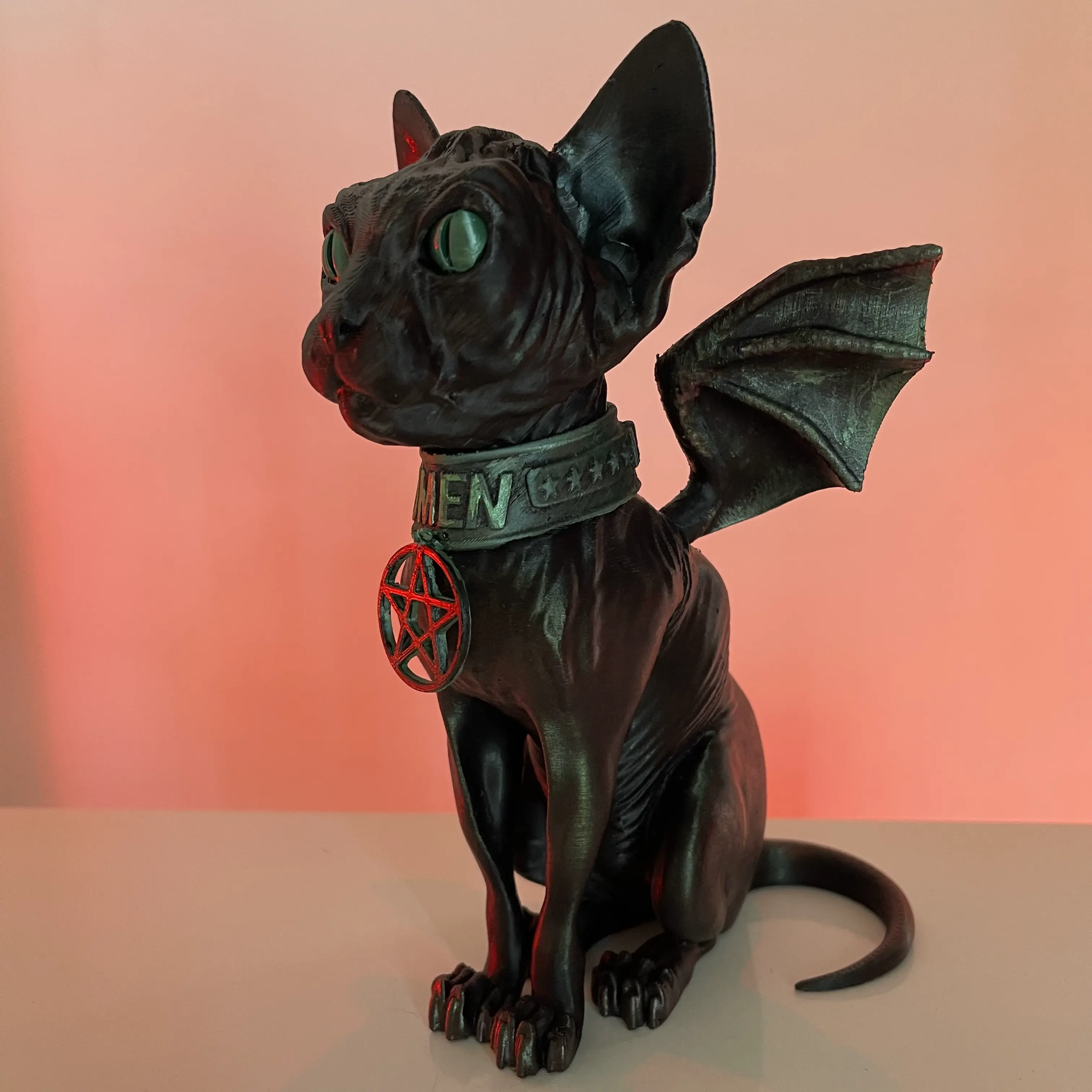 Characters & Creatures STL Download - SPHYNX CAT "OMEN"by Oasis3dlab