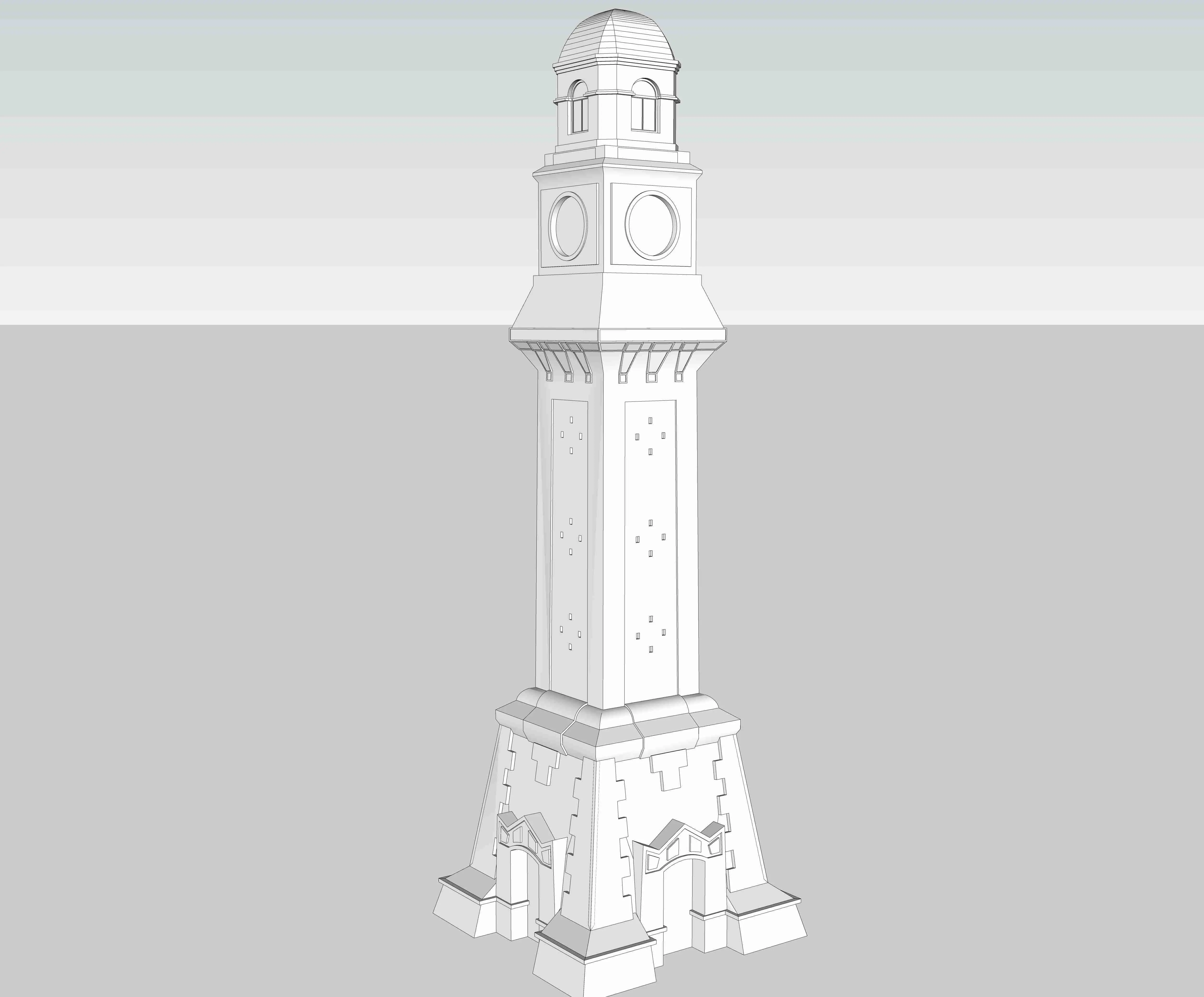 Props & Terrain STL Download - CLOCK TOWER IRAQby Scale-Addiction