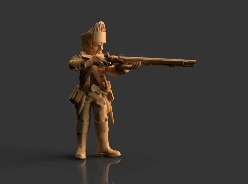 Miniature Games & Accessories STL Download - Soldier set 4 figureby Ha333aP