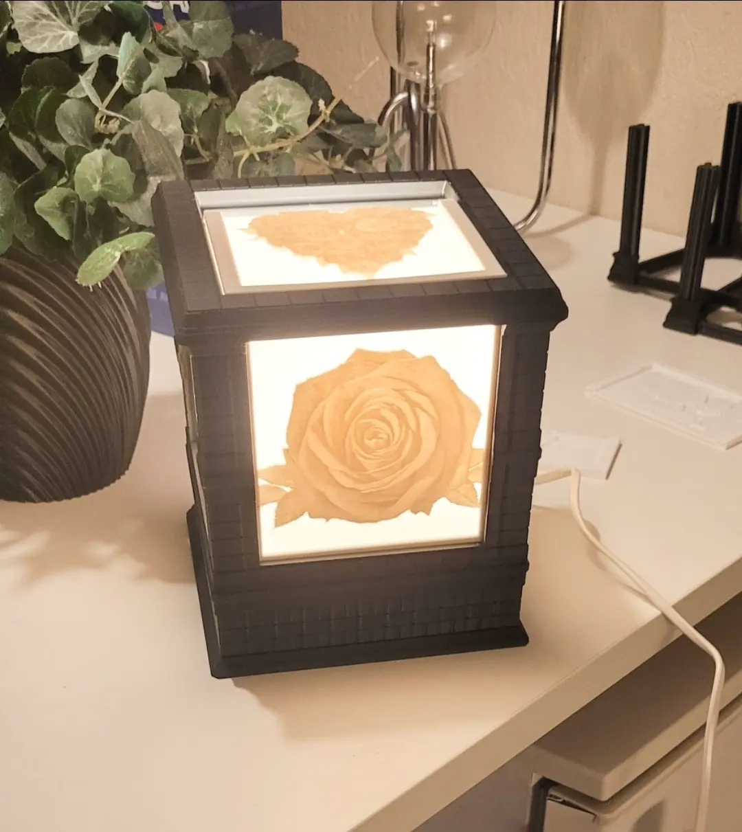 Lighting & Lamps STL Download - Lithophane lamp box Stoneby 3D Tinkerer