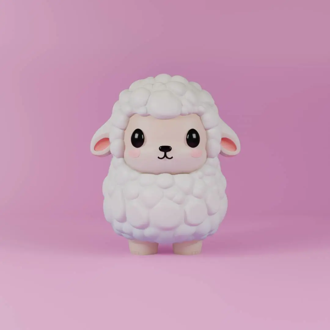 Characters & Creatures STL Download - OVEJA CUTEby CarolinaHerrera
