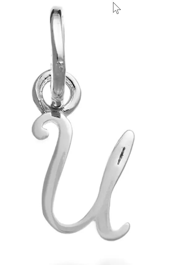 Jewelry & Accessories STL Download - KEYCHAIN LETTER U 8cmby JP3DStudio