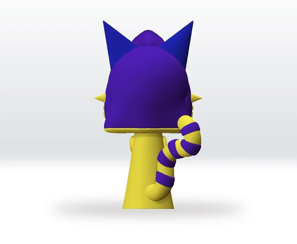 Characters & Creatures STL Download - Ankha Sprunki OC STL file 3D ...