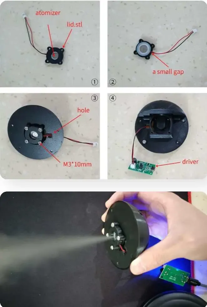 Household STL Download - Gastly Humidifier by Voldamorse