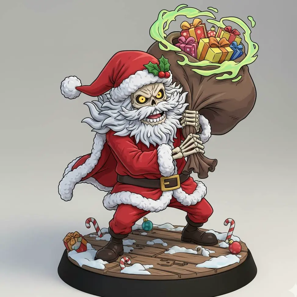 3D Printer Files | 3MF File | One Piece Santa's miniature dnd 40k ...