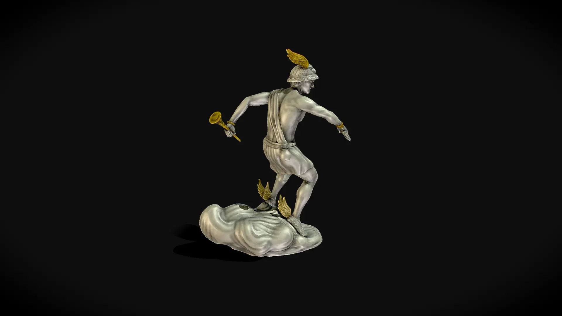 Props & TerrainSTL 다운로드 -Hermes Staute Greek God 3D print model ...