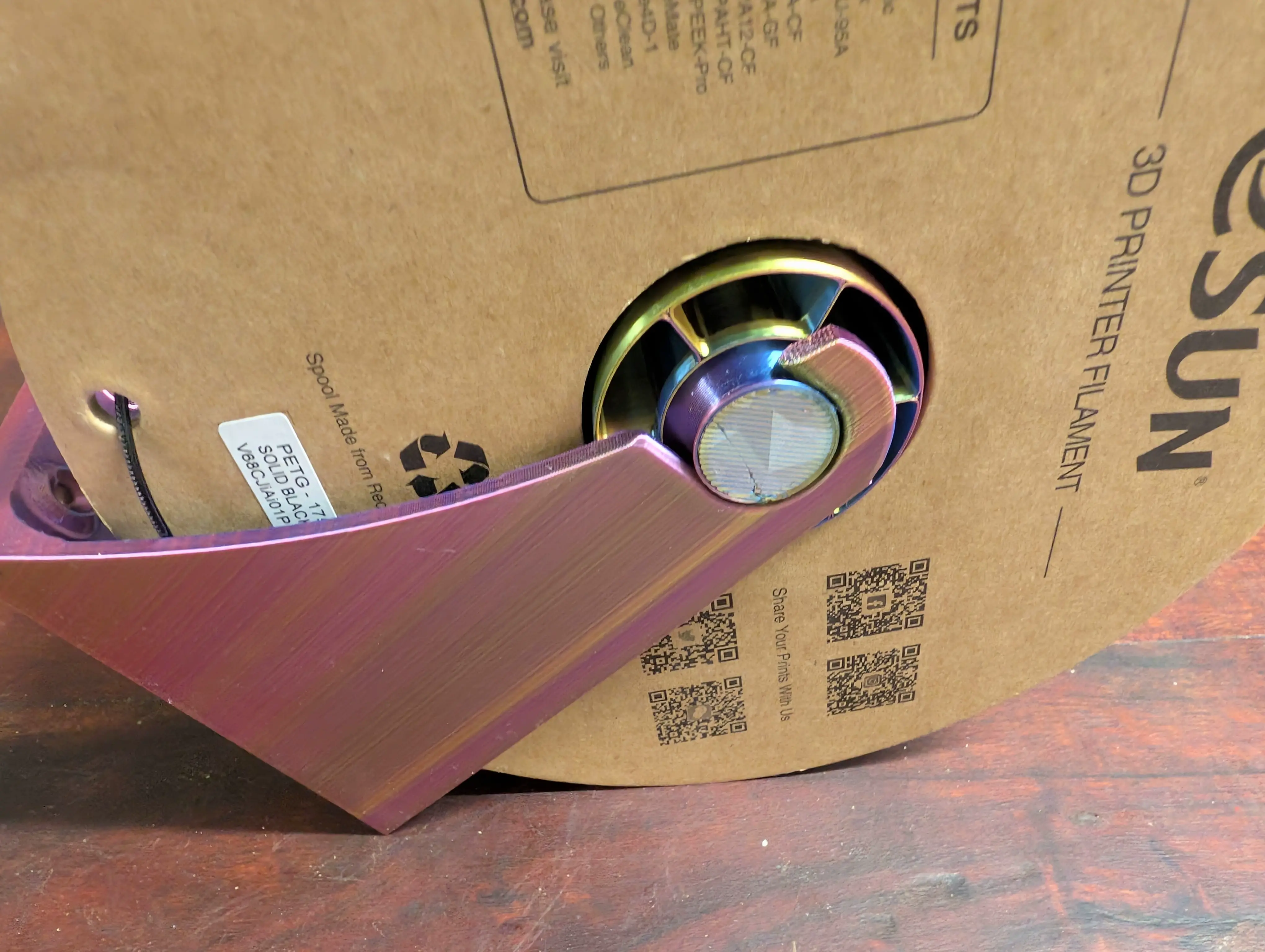 3D Printer Files | 3MF File | Compact Filament Spool Holder Top Mounted ...