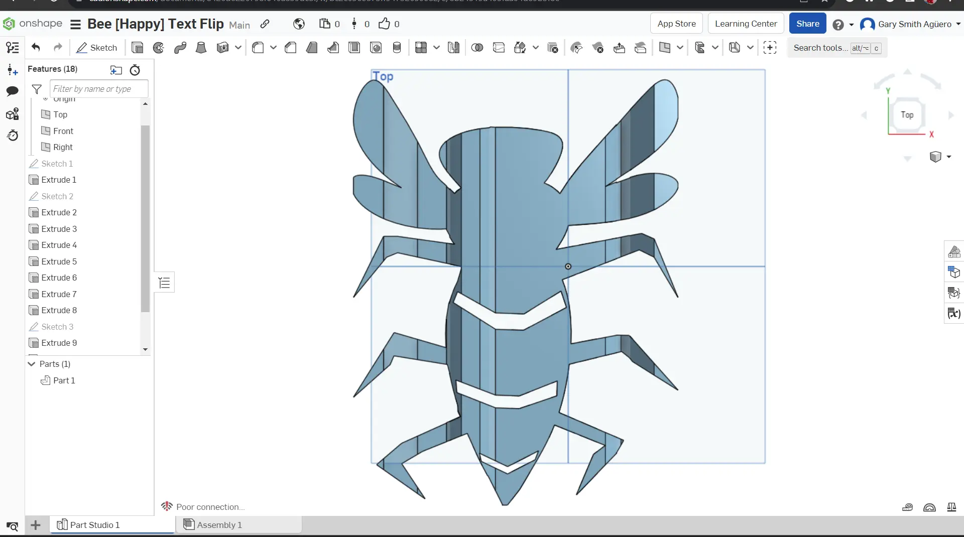 Sculptures & Artworks STL Download - Word Flip BEE [HAPPY]by YODAS ...