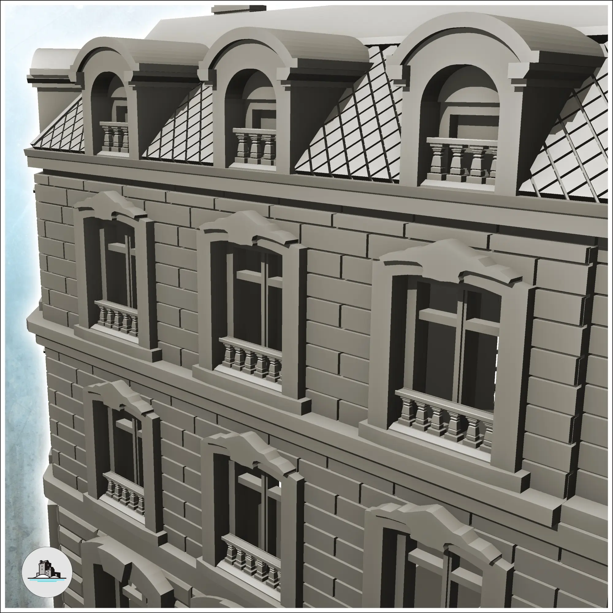 Other STL Download - Urban building with portal (intact version) (6 ...