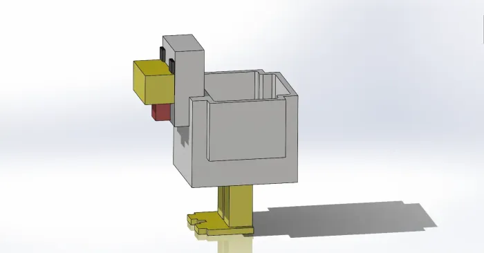 3D Printer Files | 3MF File | Palomera Popcorn Chicken Minecraft ...