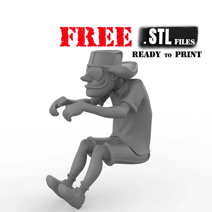 3D Printer Files | 3MF File | FREE STL: Scale Driver Figure 3D print ...