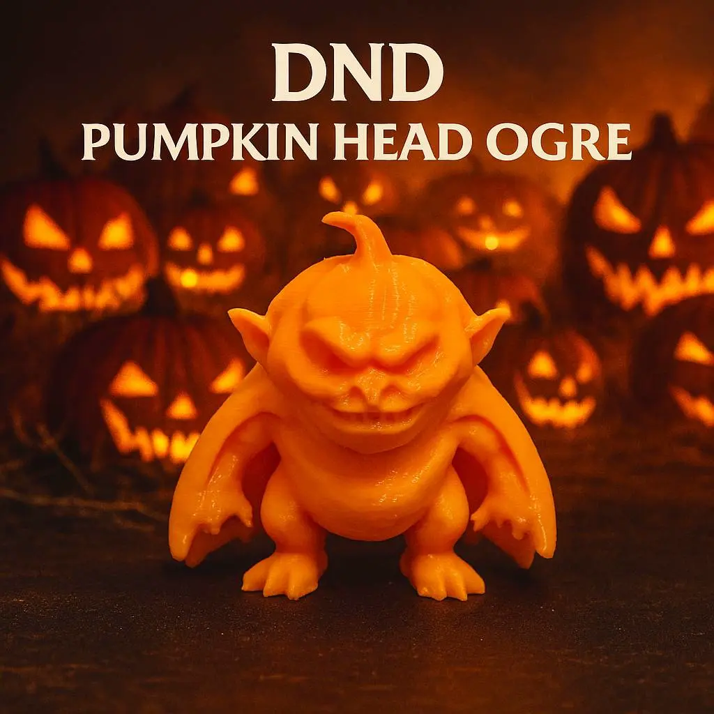 Archivos de impresora 3D | Archivo 3MF | DND Pumpkin Head Ogre ...