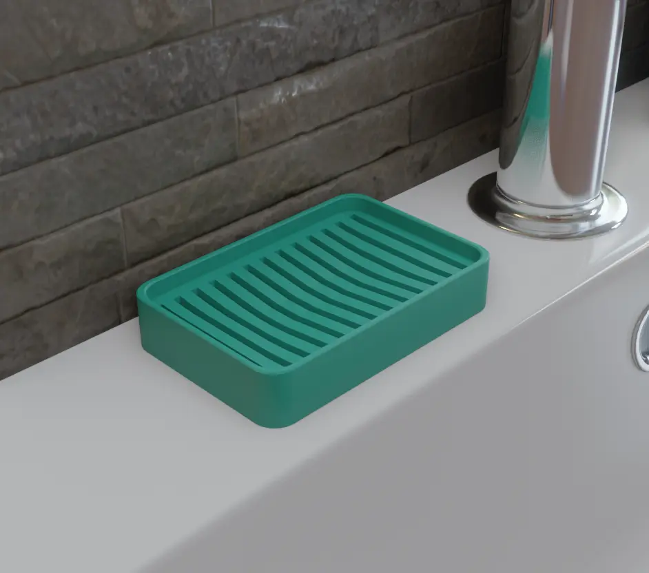 3D Printer Files | 3MF File | Rectangular soap dish | Creality Cloud