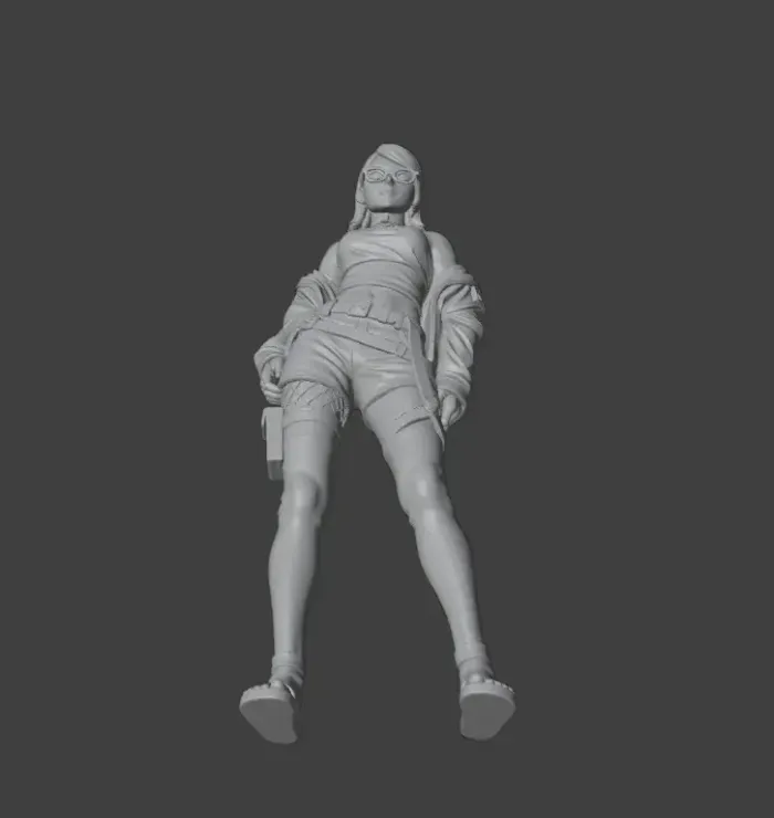 Characters & Creatures STL Download - Sarada Uchiha Boruto Anime Action ...