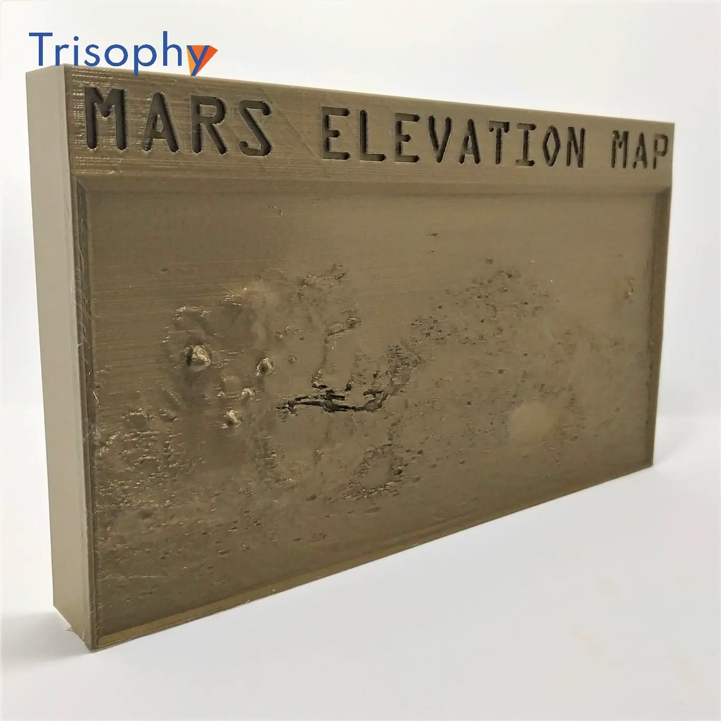 Other STL Download - MARS ELEVATION MAPby Trisophy