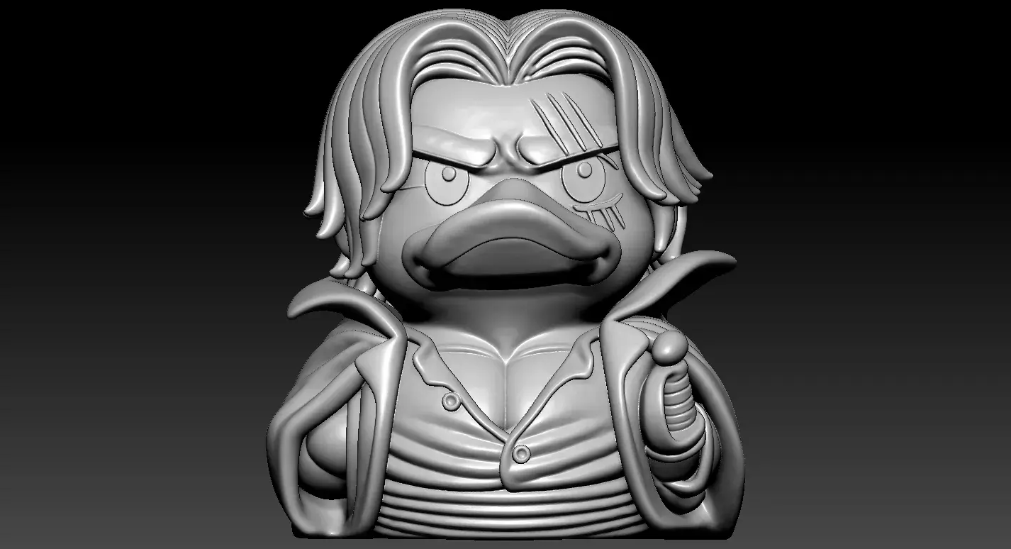 Characters & Creatures STL Download - Rubber Duck - Shanks One piece ...