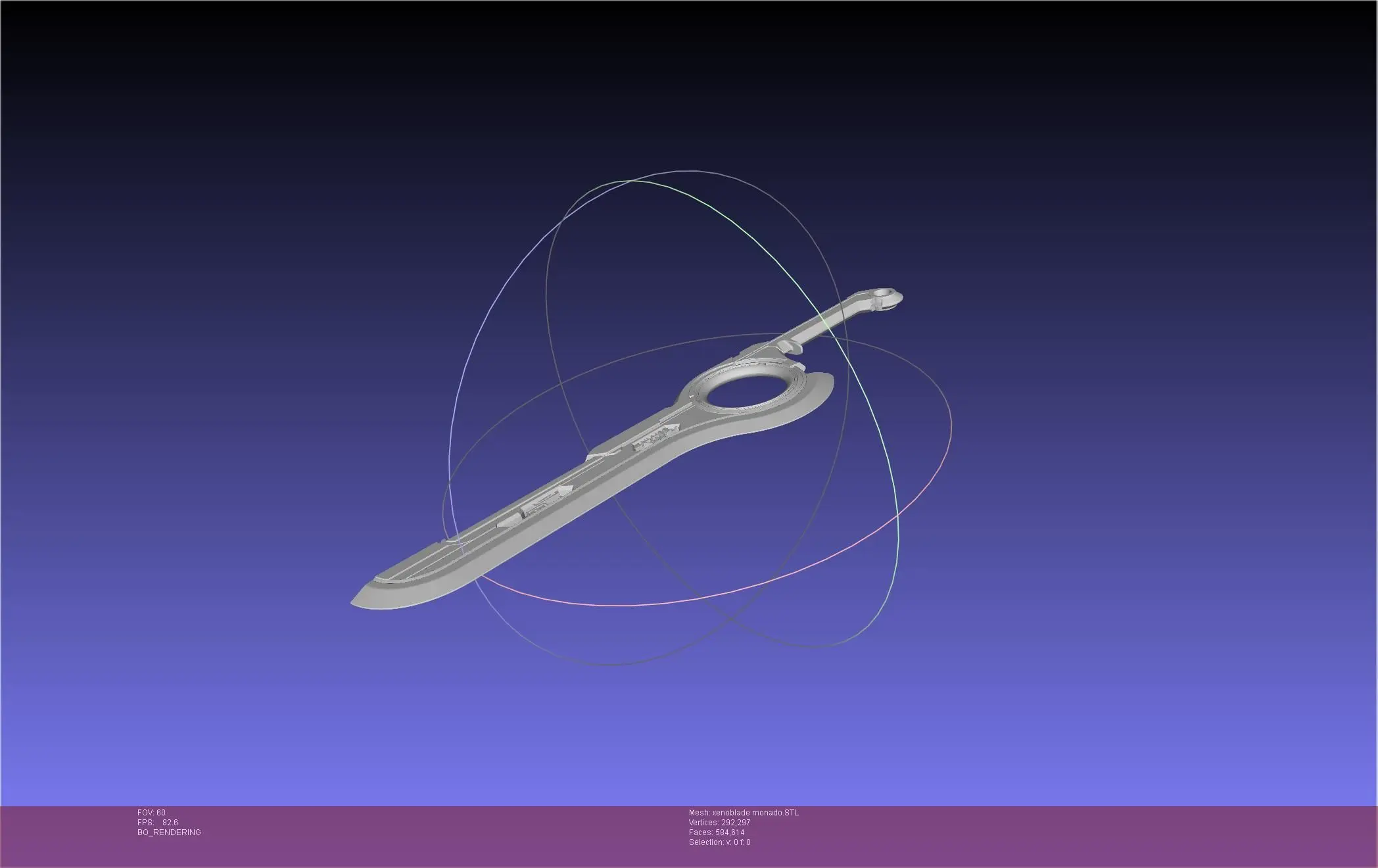 Cosplay STL Download - Xenoblade Chronicles Monado Sword Assemblyby ...