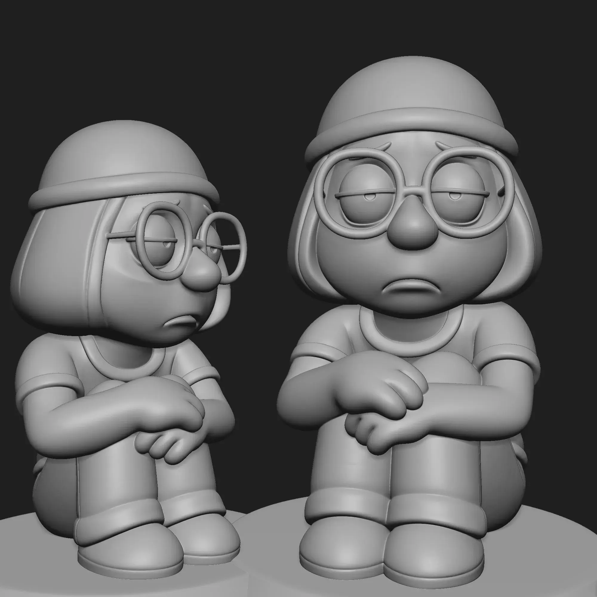 Characters & Creatures STL Download - Meg Griffinby GALAXIARUM 3D