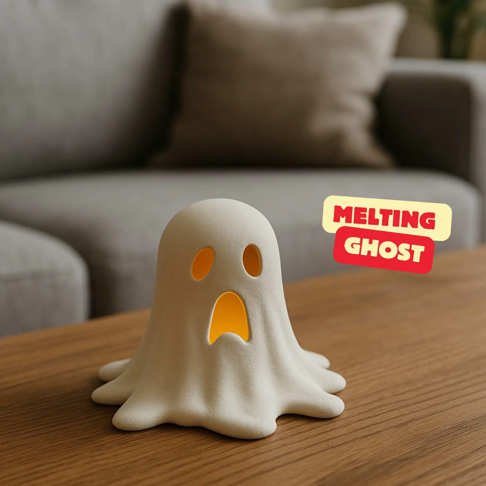 3D Printer Files | 3MF File | MELTING GHOST TEALIGHT / HALLOWEENDECOR ...