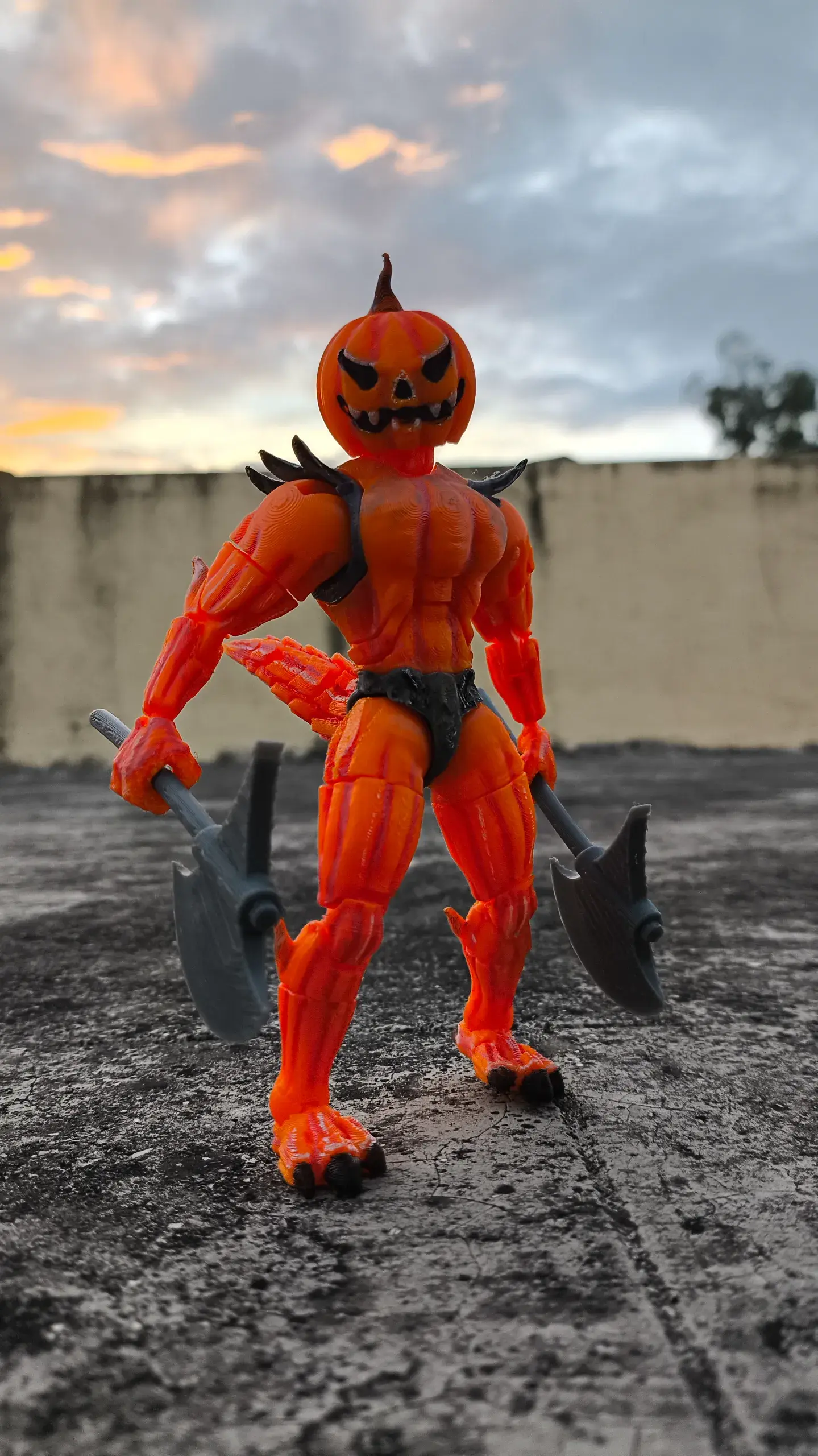 3D Printer Files | 3MF File | The Pumpkin-Action Figure Toy | Creality ...