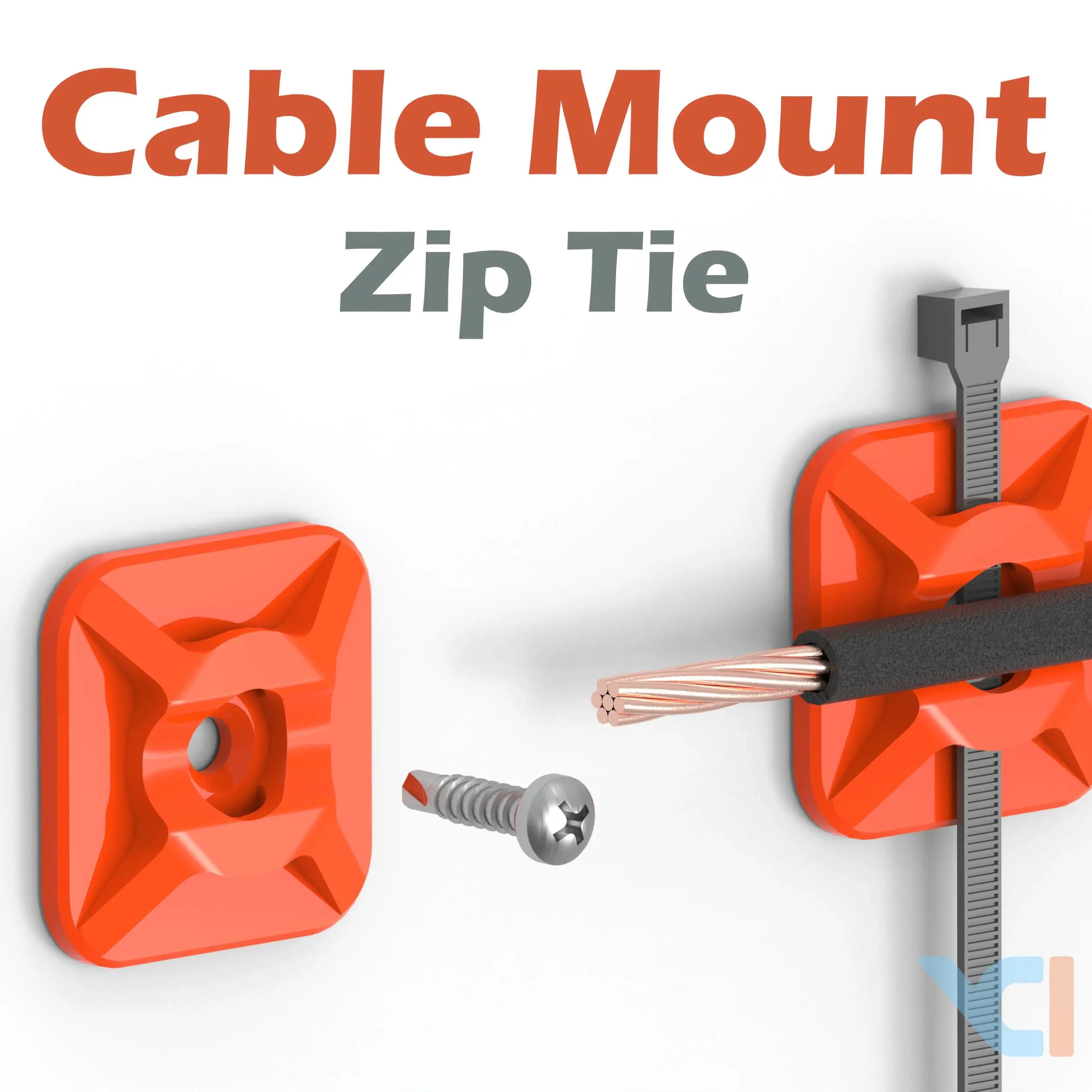 3D Printer Files | 3MF File | Cable Zip Tie Mount V3 | Creality Cloud