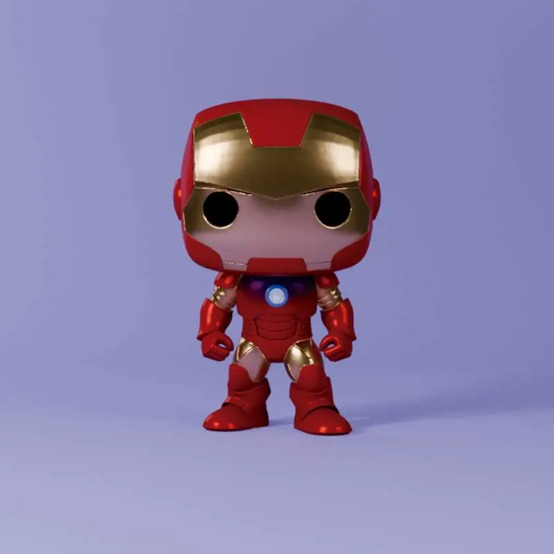 Characters & Creatures STL Download - IRON MAN FUNKO POPby HeizNeek