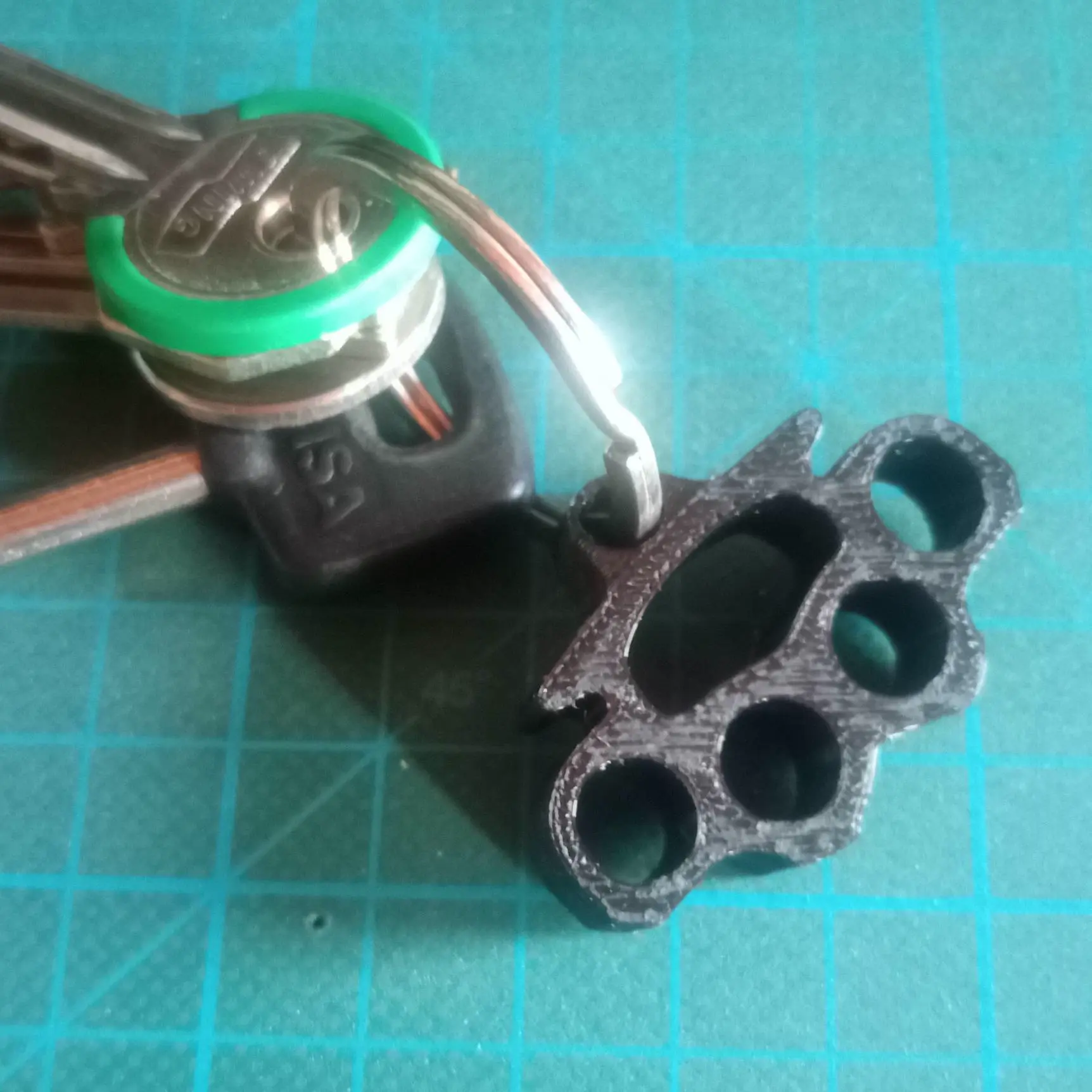 3D Printer Files | 3MF File | Knucle duster Keychain VERS.02 | Creality ...