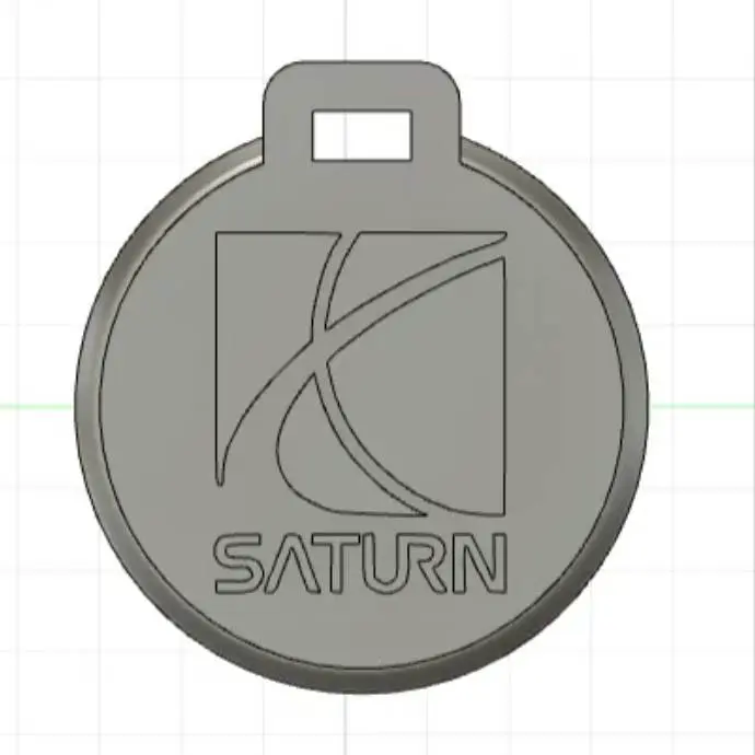Free Badges & Coins STL Download - Pendentif porte clé Saturn / Saturn ...