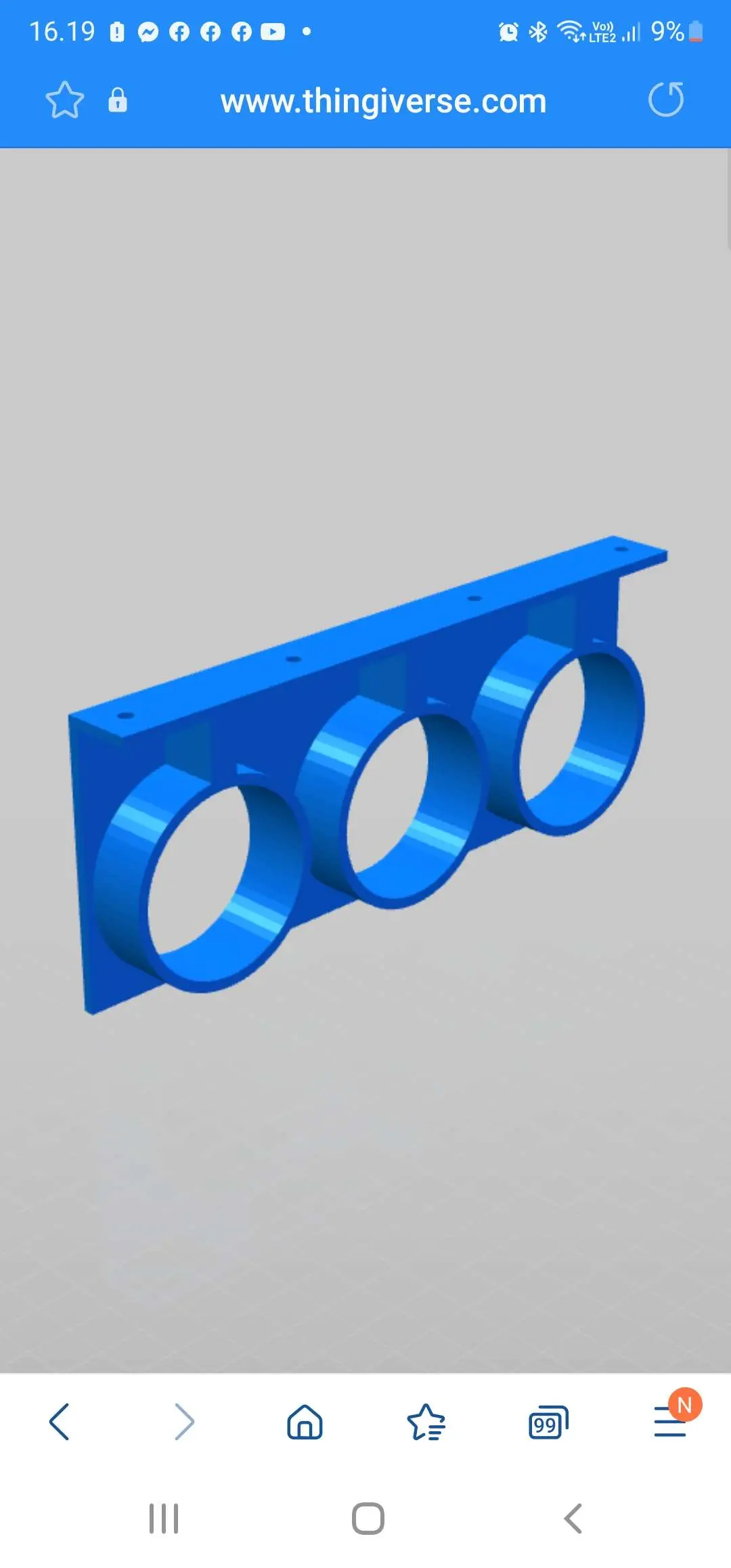 Free Tools & Spare Parts STL Download - Fishing rod ceiling holder ...