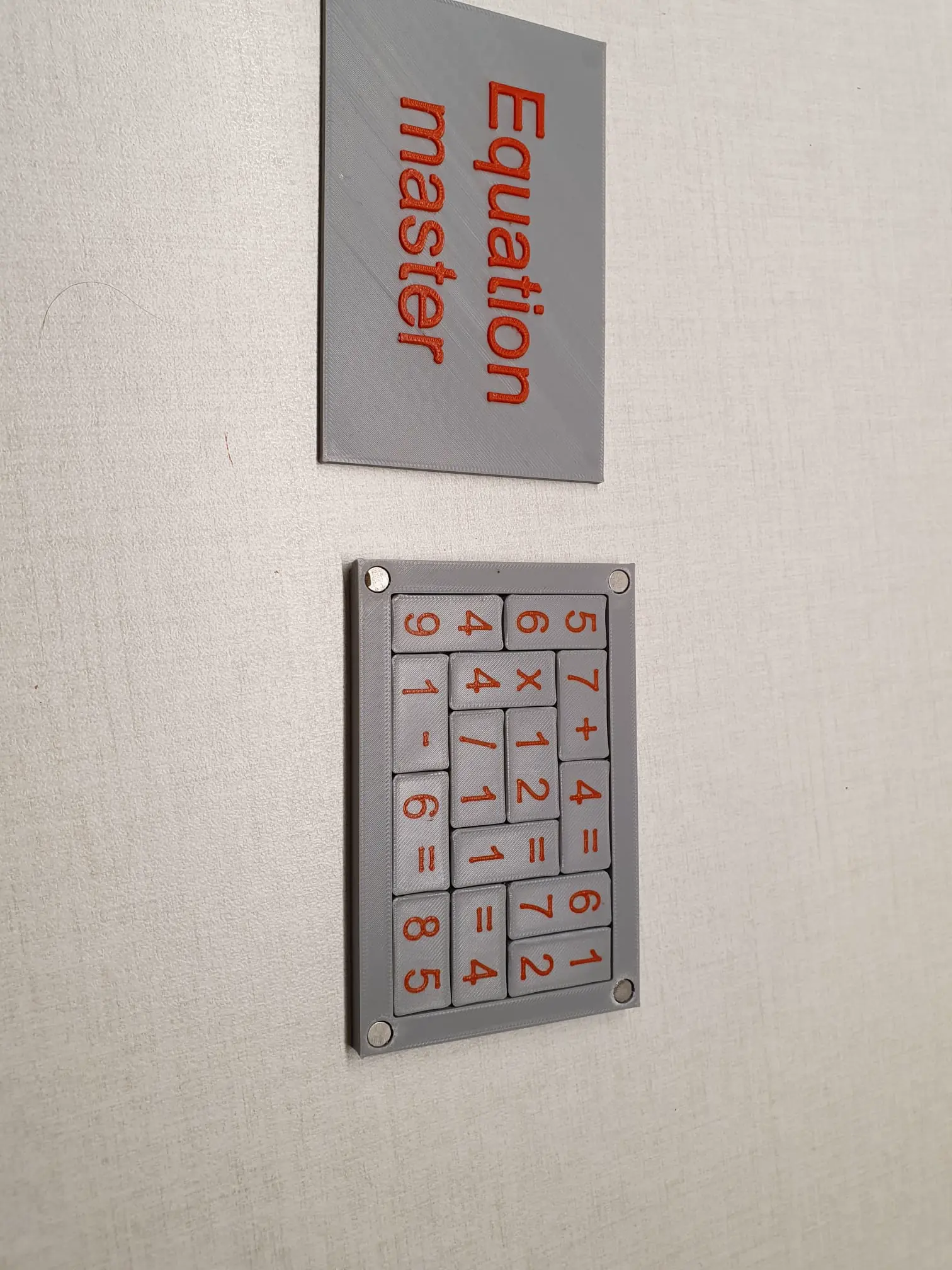 Puzzles & Brain-teasers STL Download - equation masterby 3D_Game_Hub