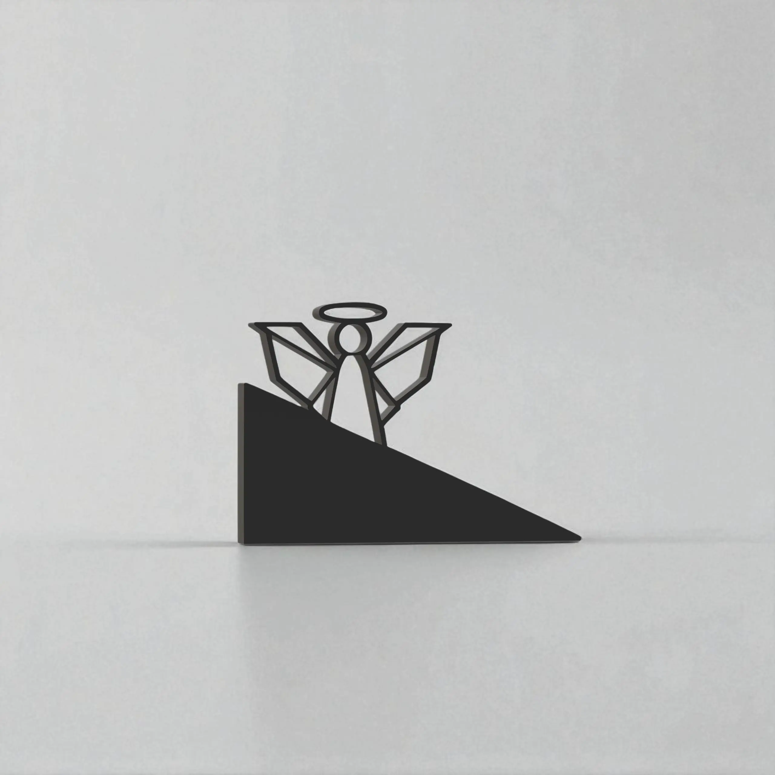 Home Decorations & Ornaments STL Descarga - Door Stop, Angel Door ...
