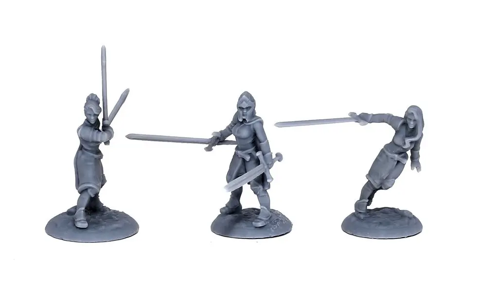 Free Other STL Download - Lady Knights (multiple poses)by SMT_M 🦊