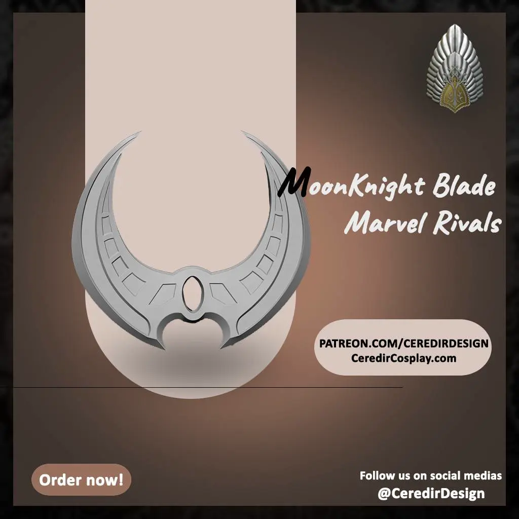 Other STL Download - Marvel Rivals Moon Knight Blade 3D DIGITAL ...
