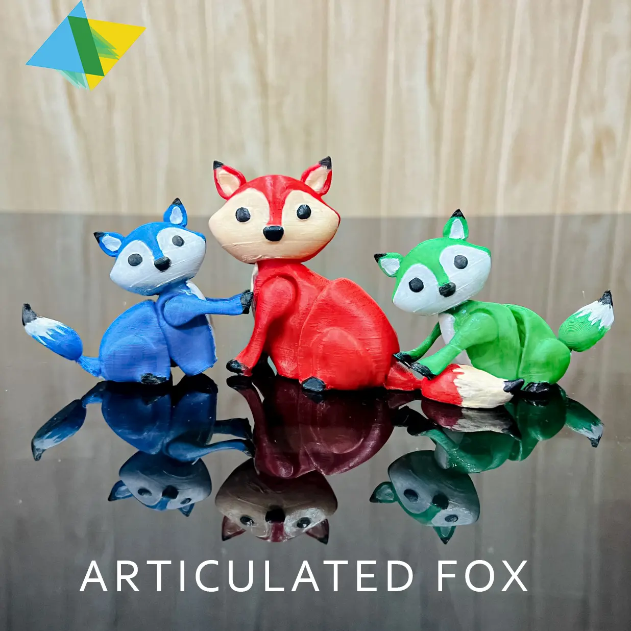 Other STL Download - PRINT IN PLACE ARTICULATED FOX MOVABLE HEAD HANDS ...