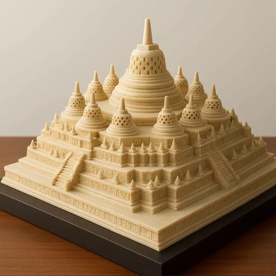 3D Printer Files | 3MF File | piramide borobodur 2 modelos | Creality Cloud